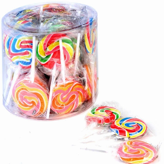 Handmade Swirl Round Lollipops - 24CT Tub – Oh! Nuts