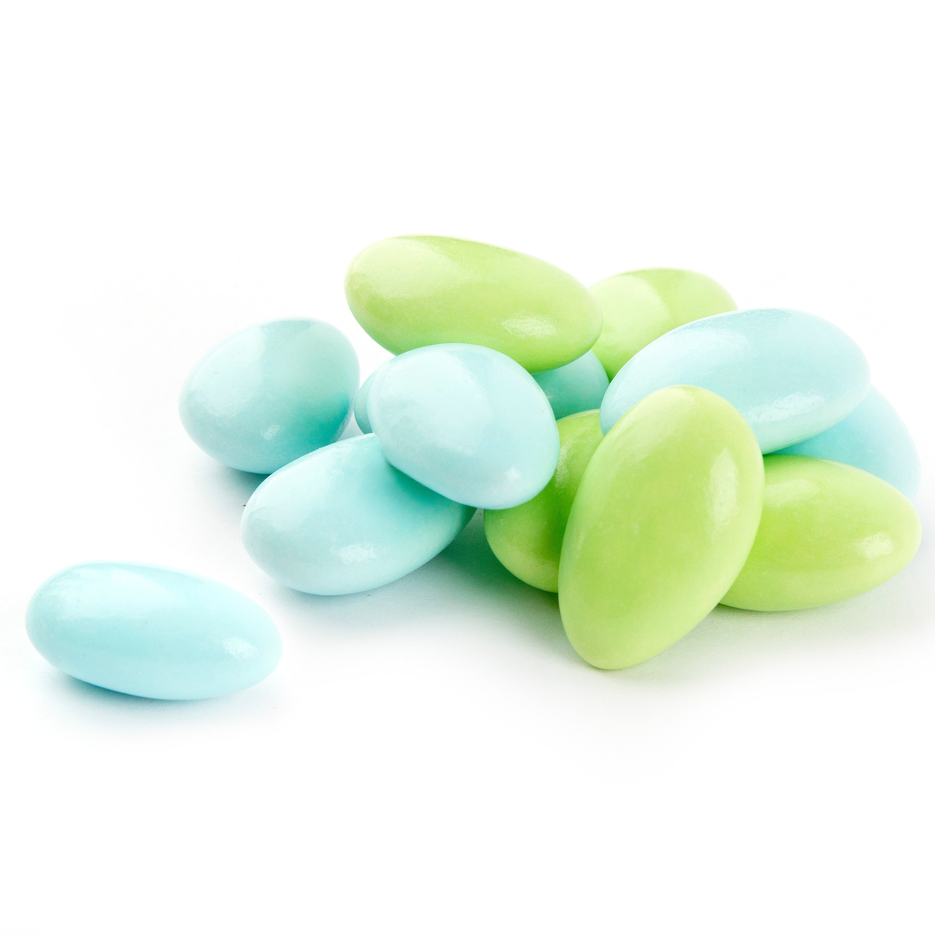 Super Fine Light Blue & Light Green Jordan Almonds – Oh! Nuts