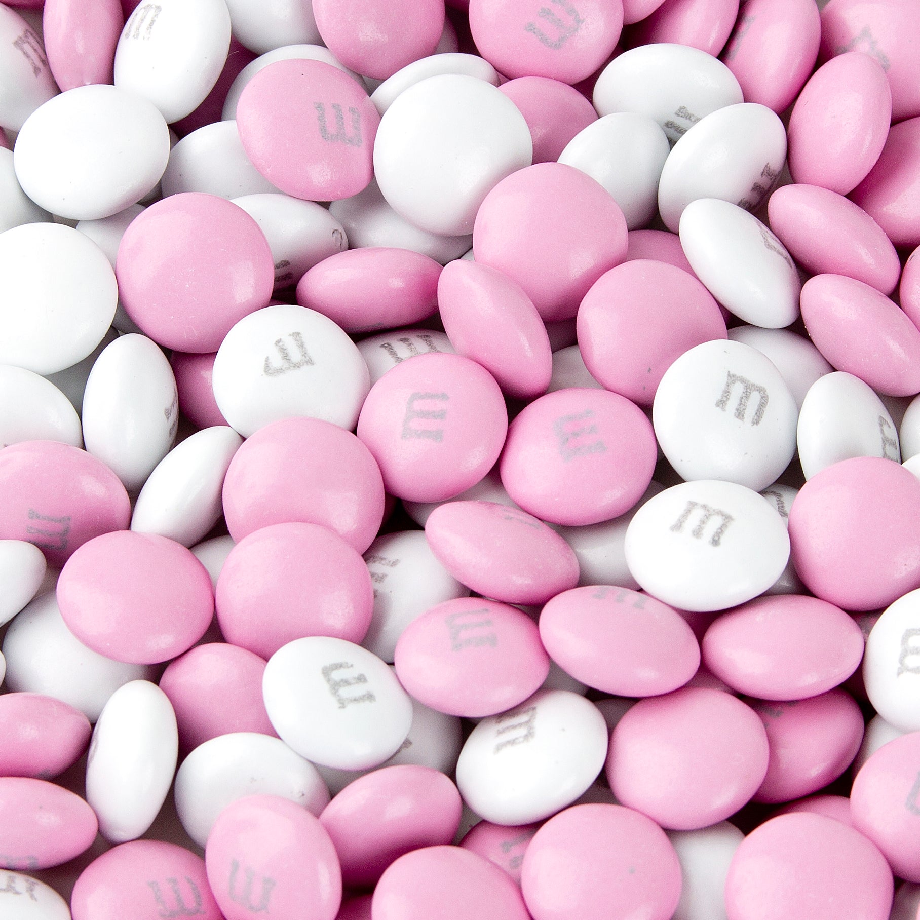 Light Pink & White M&M's Chocolate Candy (Chalav Stam) – Oh! Nuts