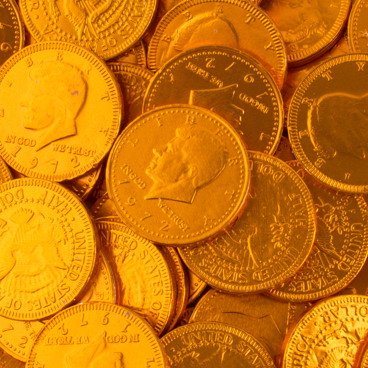 Orange Chocolate Coins - 1 LB Bag – Oh! Nuts