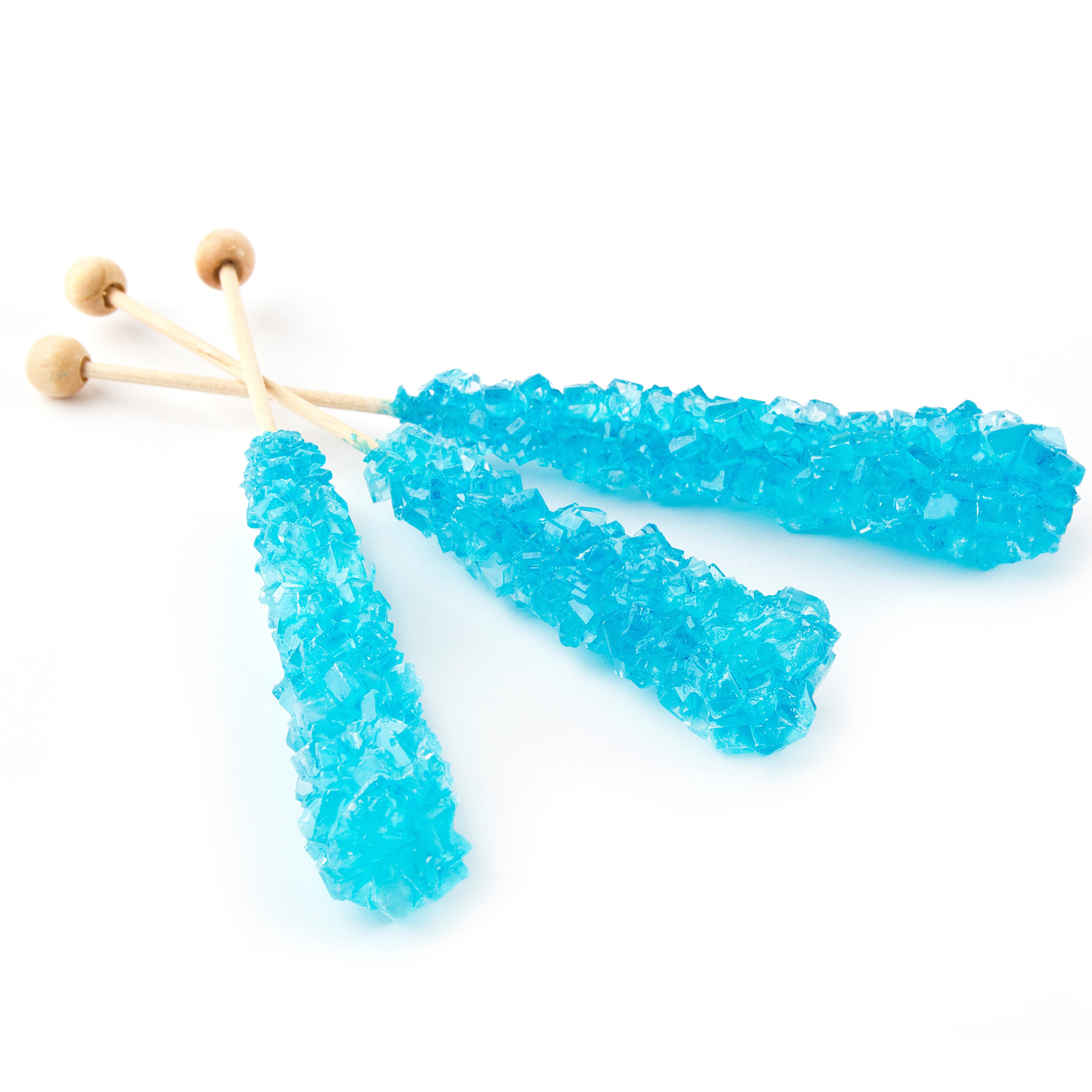 Large Wrapped Blue Rock Candy Crystal Sticks - Raspberry – Oh! Nuts