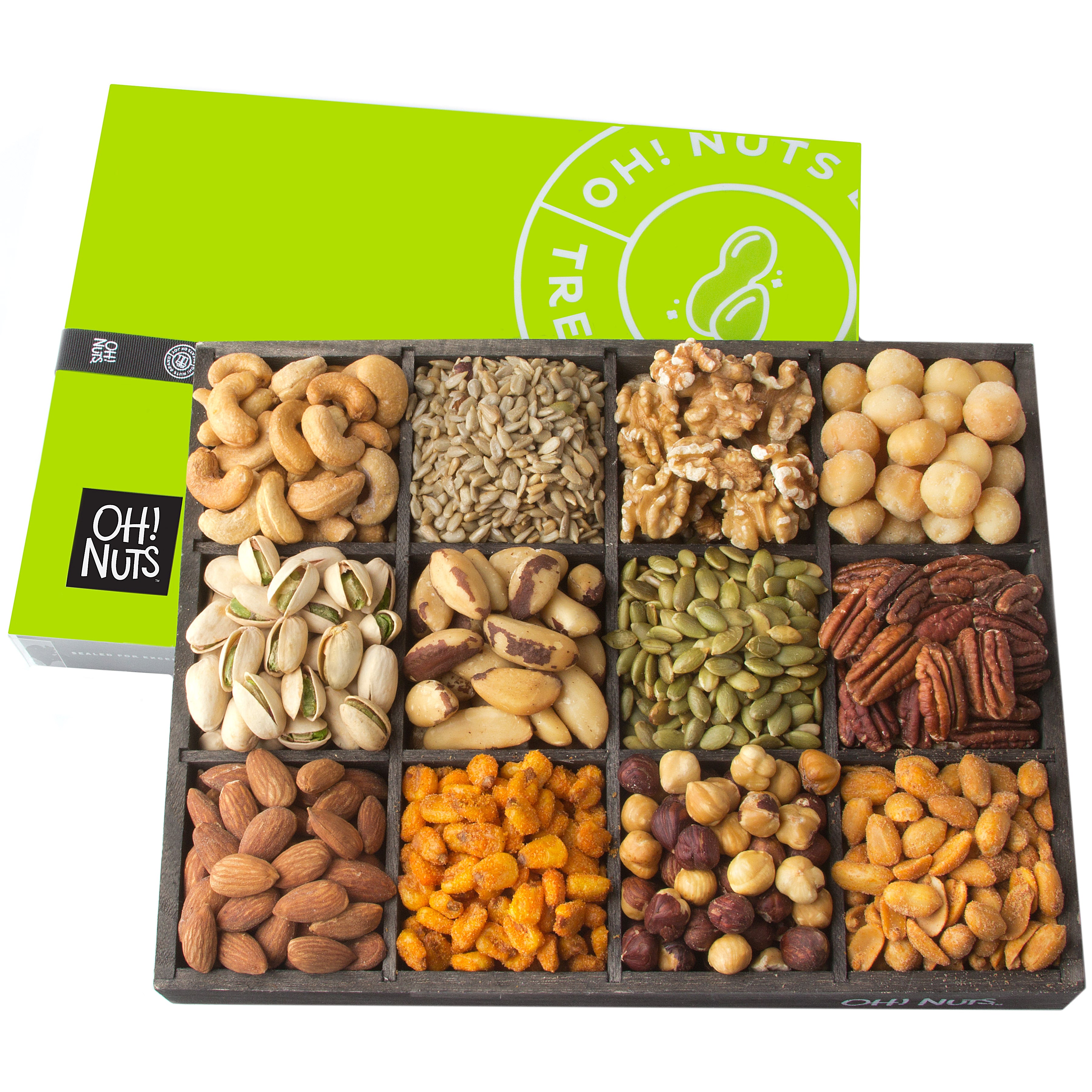 Oh! Nuts 12 Variety Mixed Nut Gift Basket