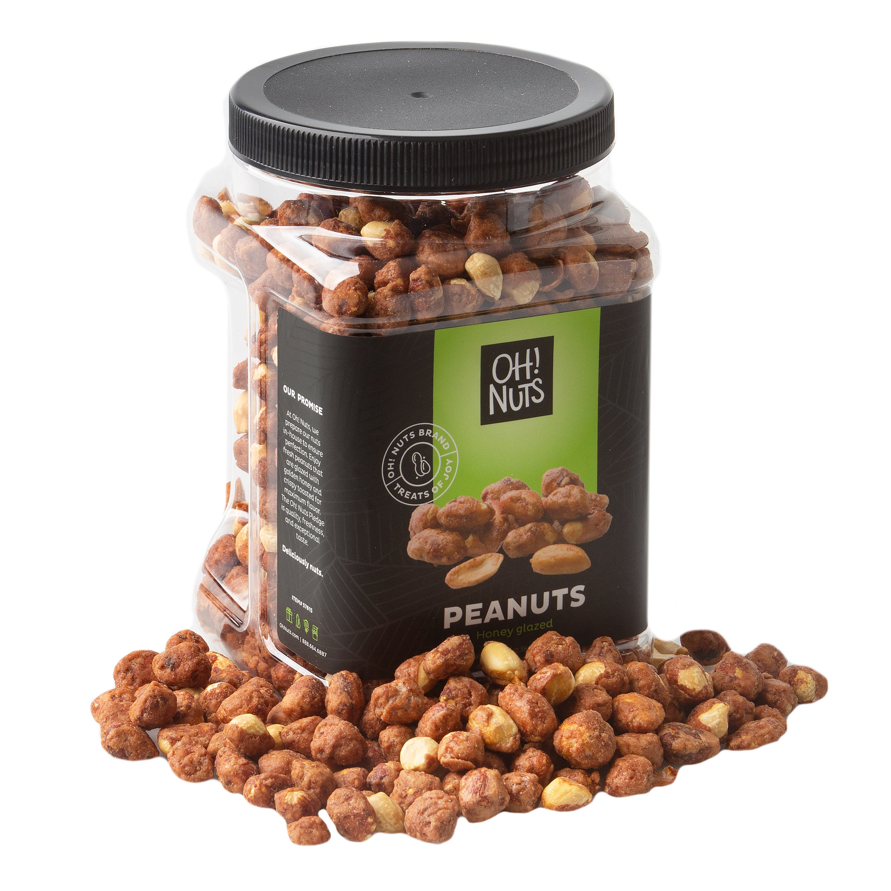 Honey Glazed Peanuts Family Pack - 38oz – Oh! Nuts