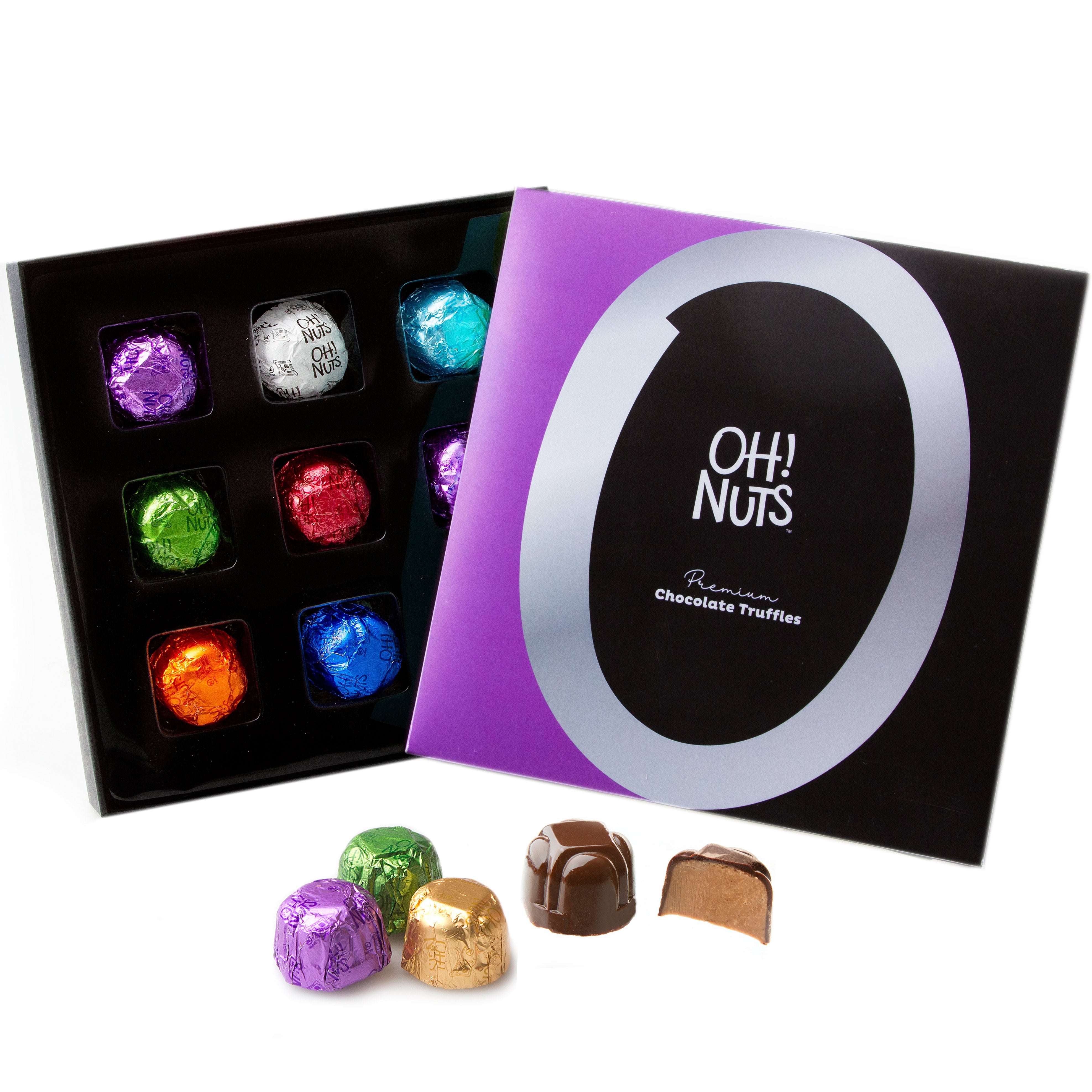 Oh! Nuts Premium Hazelnut Truffle Box - 9pc