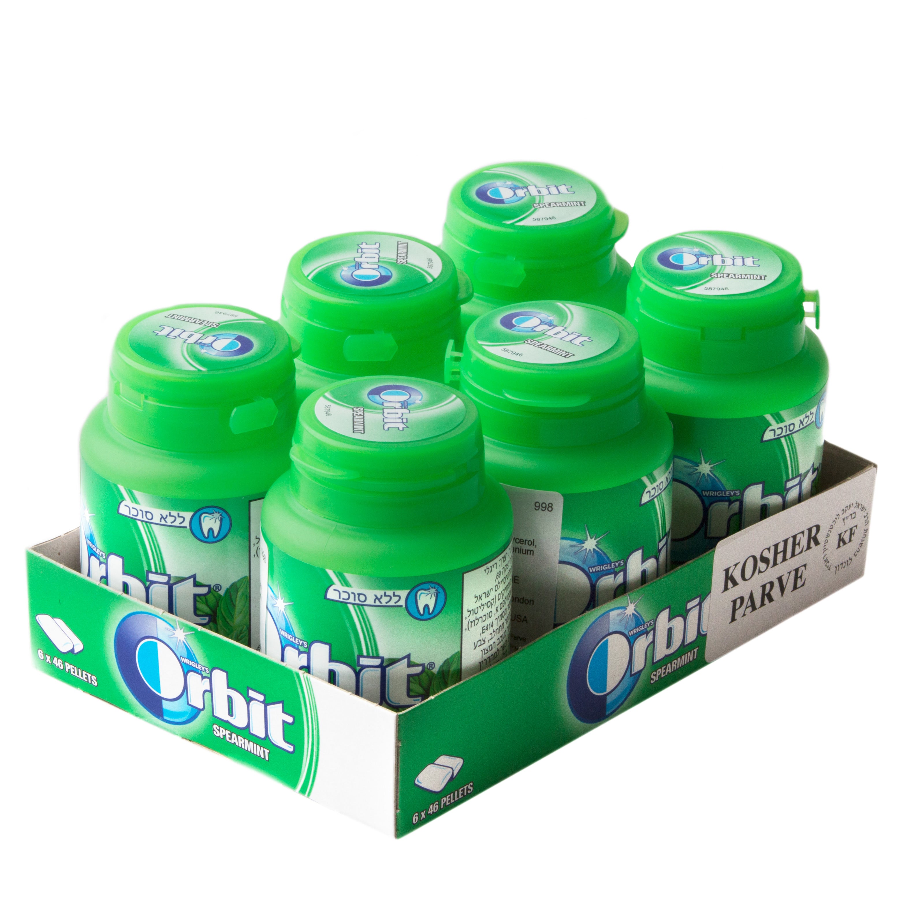 Orbit Spearmint Gum Tabs - 6CT Jars – Oh! Nuts