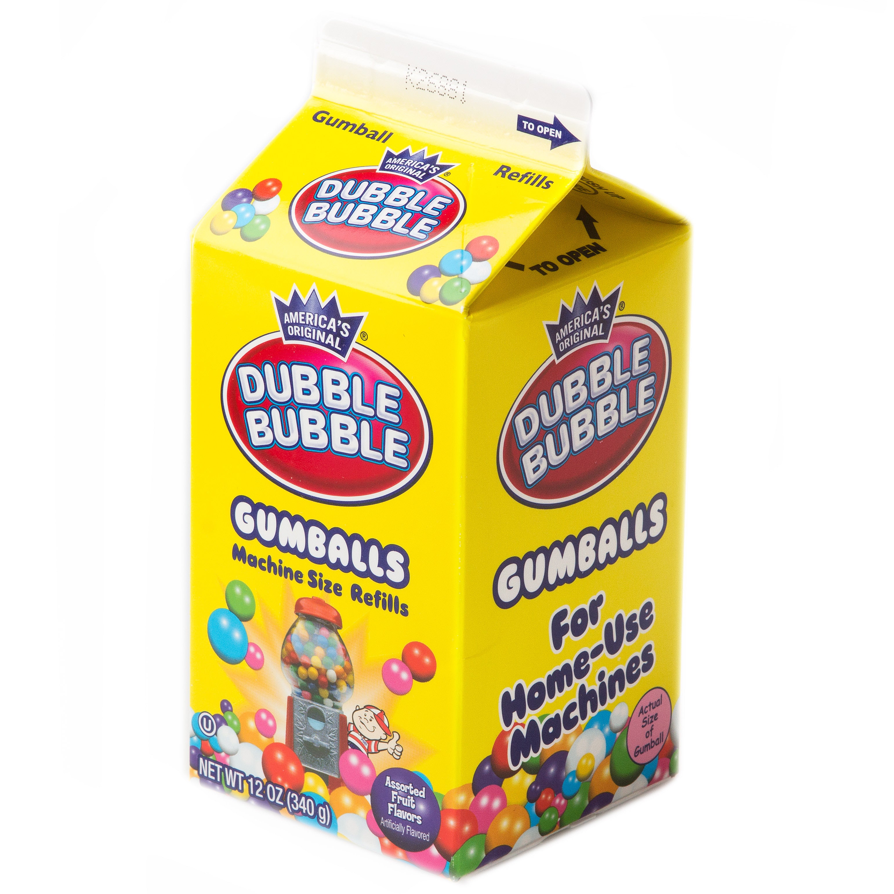 Dubble Bubble Assorted Mini Gumballs Carton - 12 oz Carton – Oh! Nuts