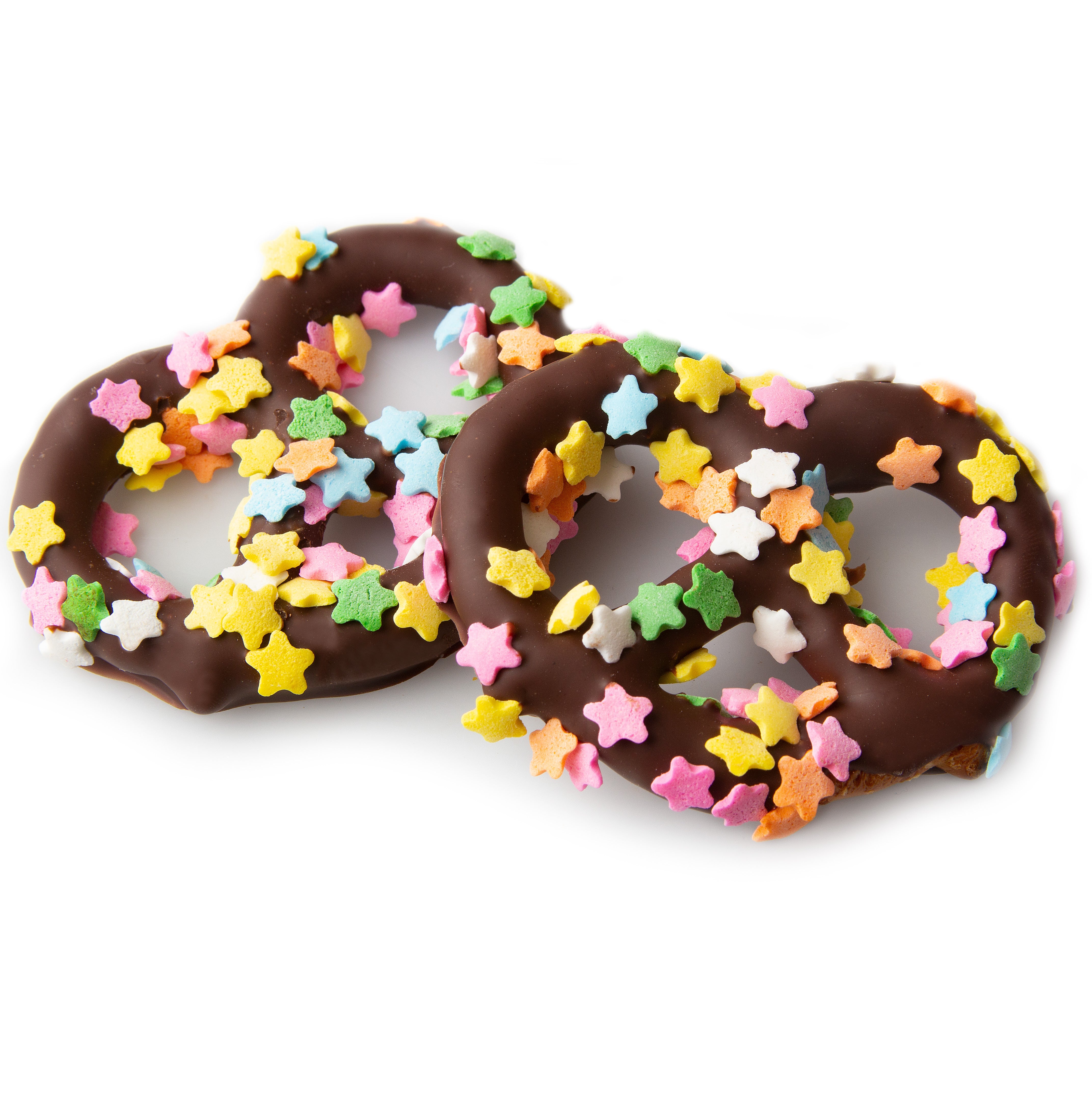 Belgian Chocolate Covered Pretzels Confetti – Oh! Nuts