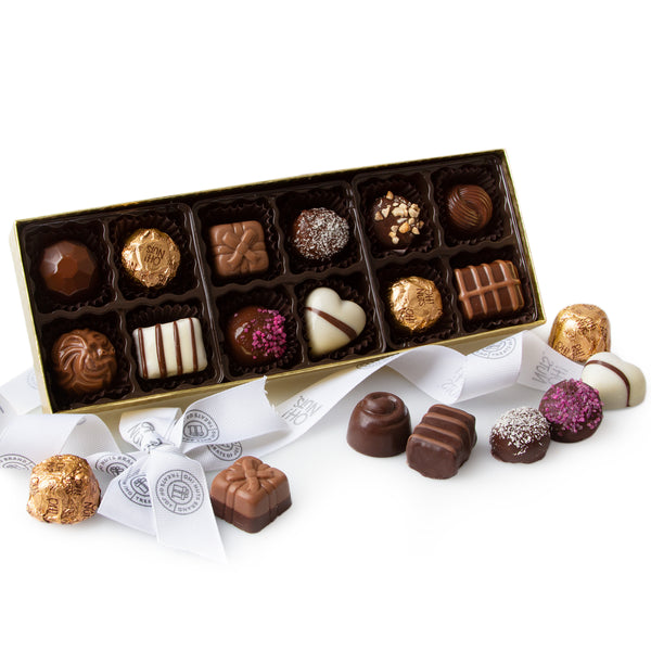 Gourmet Non-Dairy Chocolate Truffle Gift Box - 12CT – Oh! Nuts