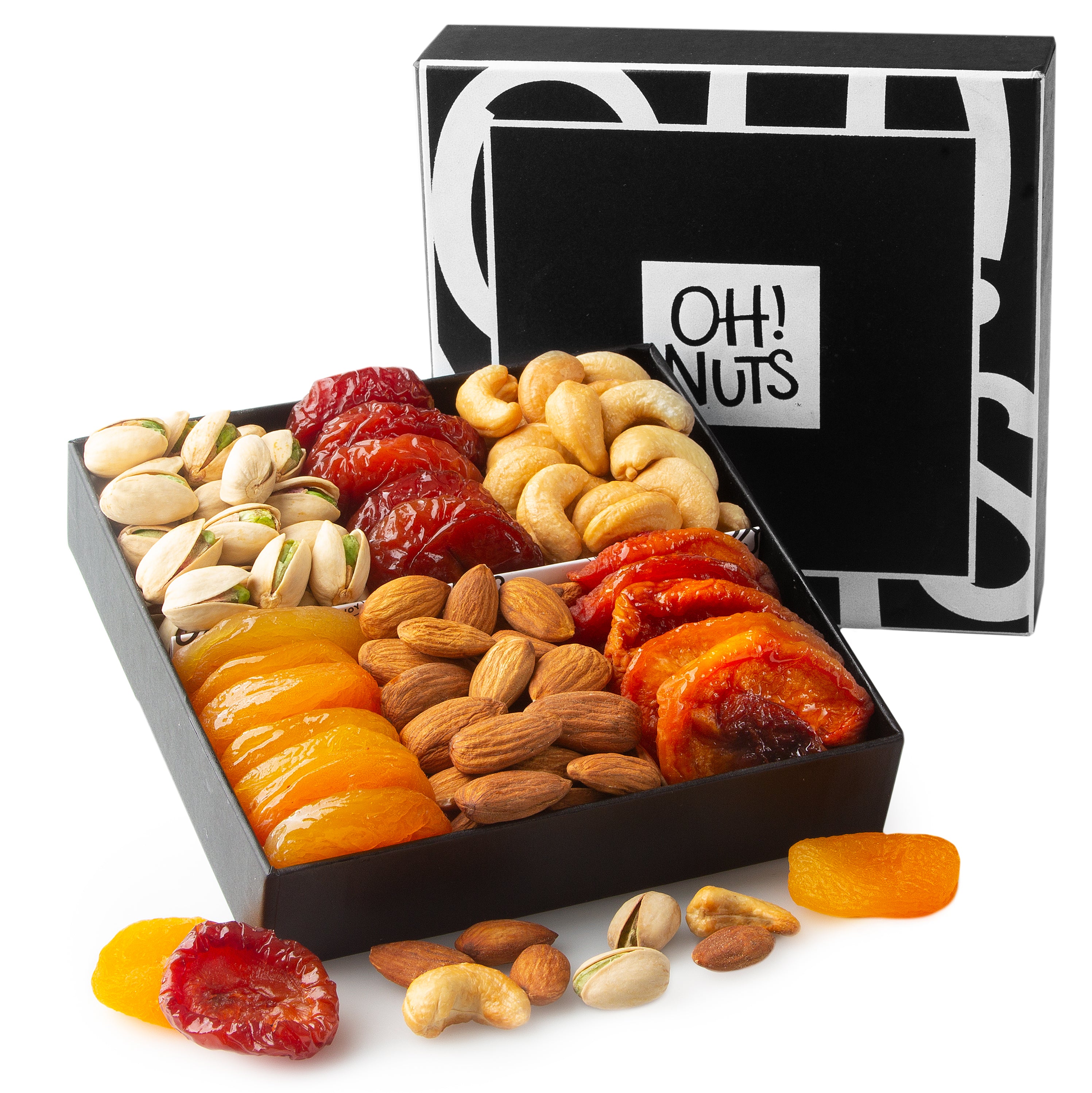 6 Variety Nuts & Dried Fruit Gift Box - 8CT Box – Oh! Nuts