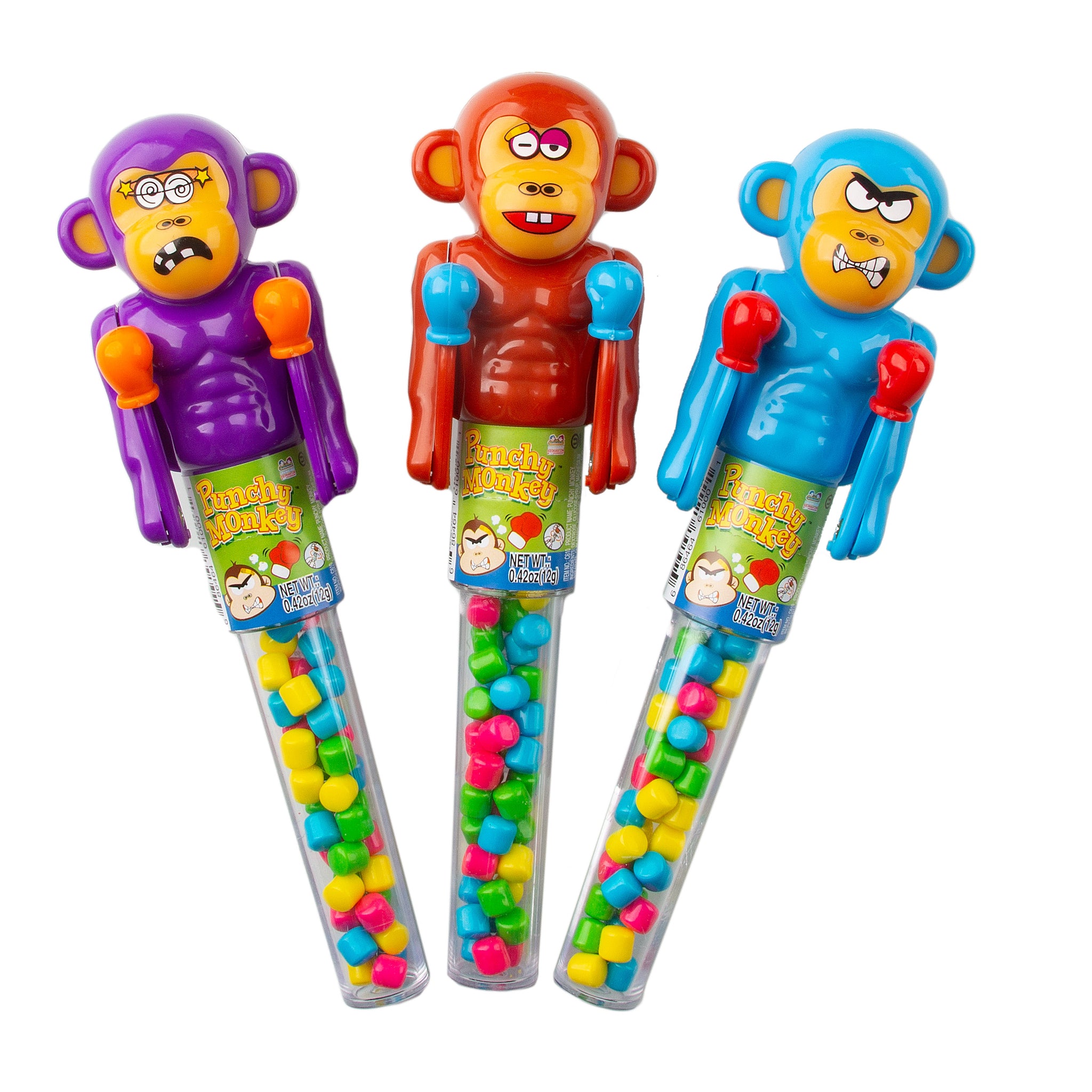 Punchy Monkey Candy Dispenser Toy - 12CT Box – Oh! Nuts