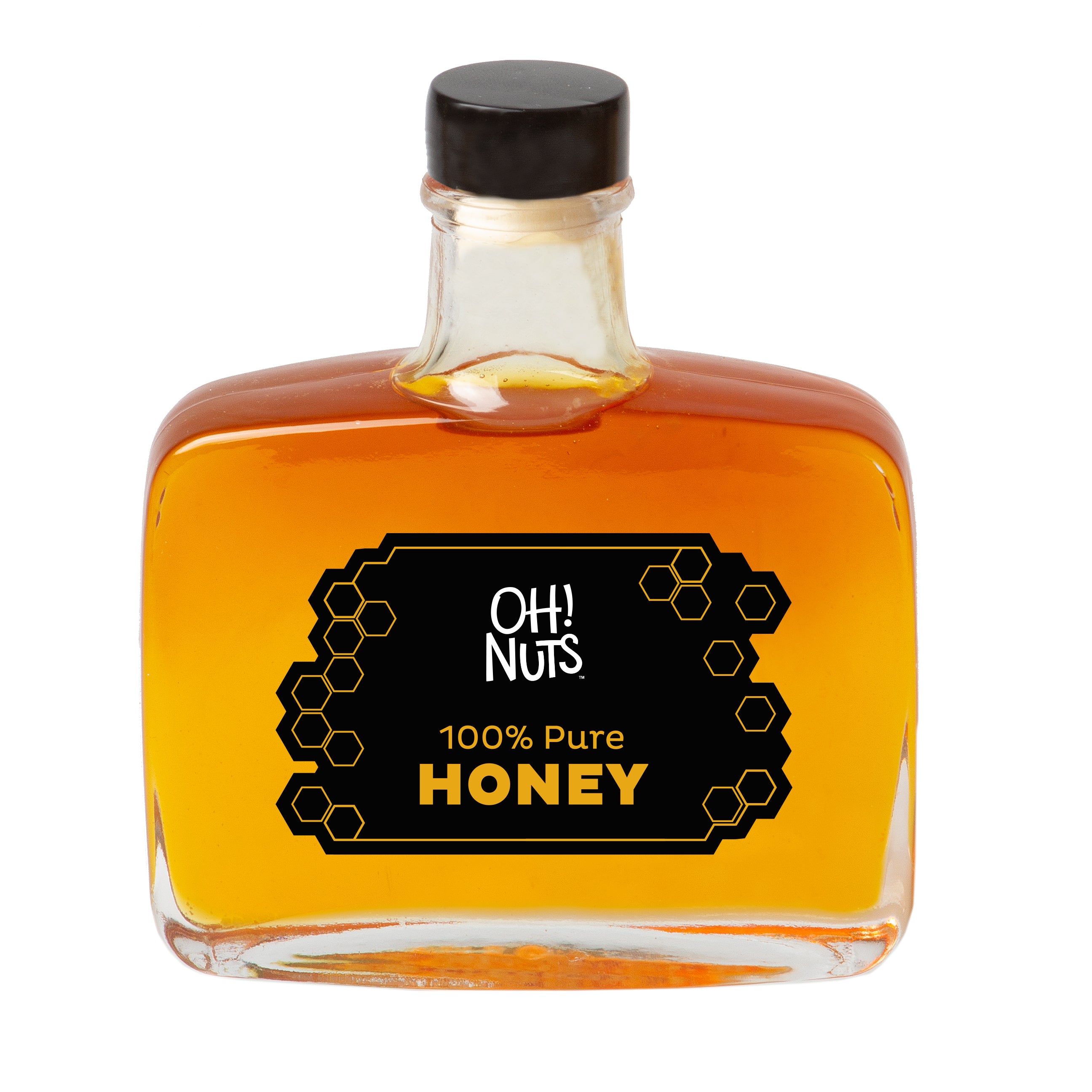 Rosh Hashanah Large Traditional Square Holiday Gift Honey Bottle – Oh! Nuts