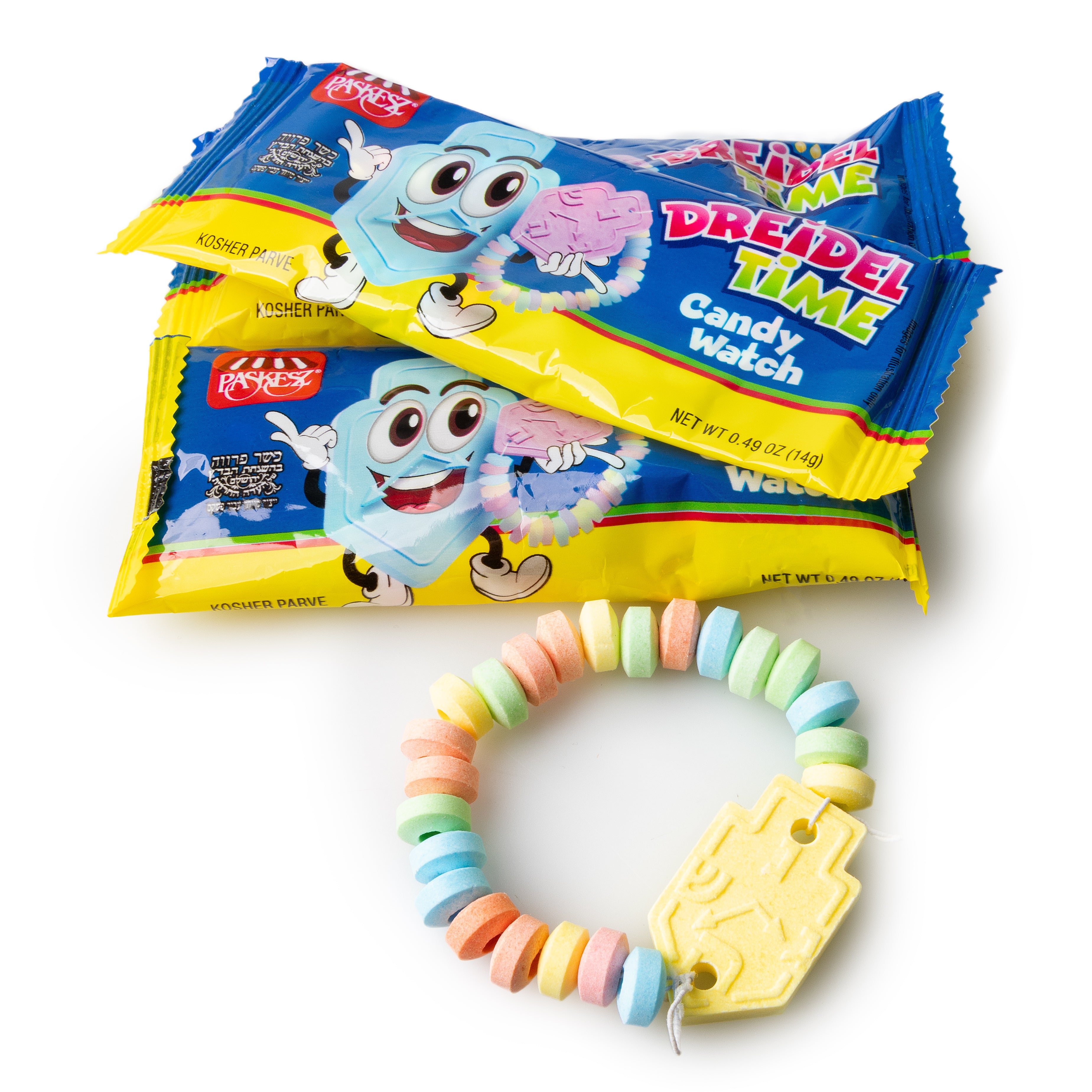 Hanukkah Dreidel Watch Candy Bracelet - 12CT Bag – Oh! Nuts