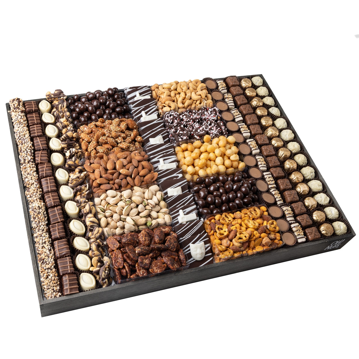 Rustic XXL Wood 24" - Purim Gift Tray Mishloach Manos – Oh! Nuts